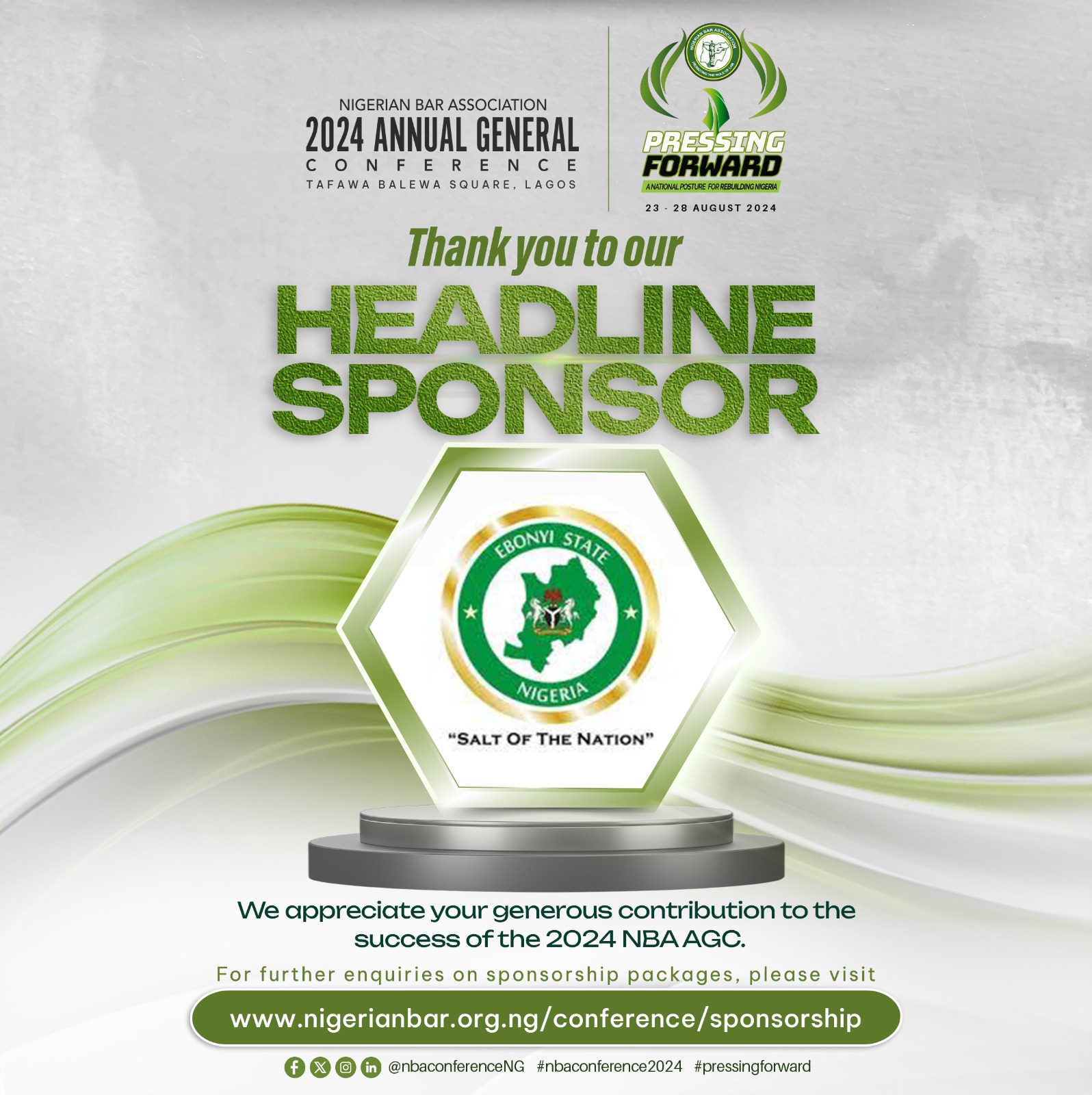 2024 NBA AGC: A Heartfelt Thanks to Our Headline Sponsor, Ebonyi State ...